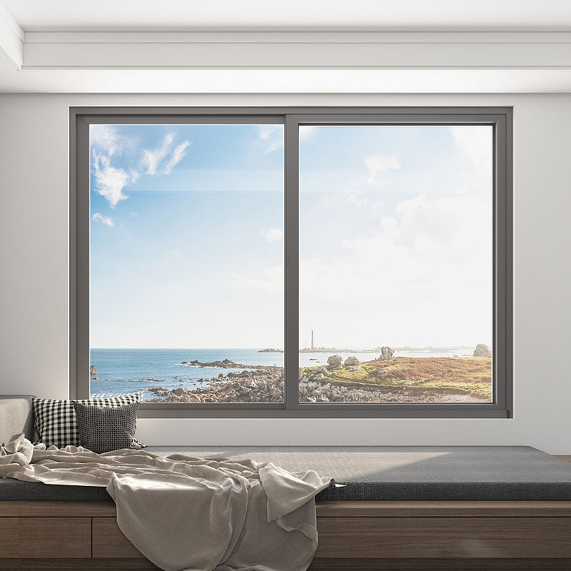 Commercial Glass Window Aluminum Double Glazed Sliding Windows for ...