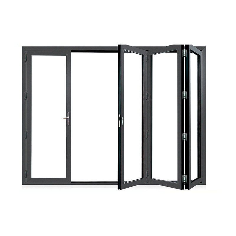 Upgrade To Triplex Glass Modern Design Bi-Fold Doors With Aluminium Alloy