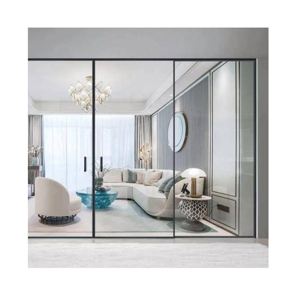 European Commercial Aluminum Sliding Door with Stainless Steel Screen ...