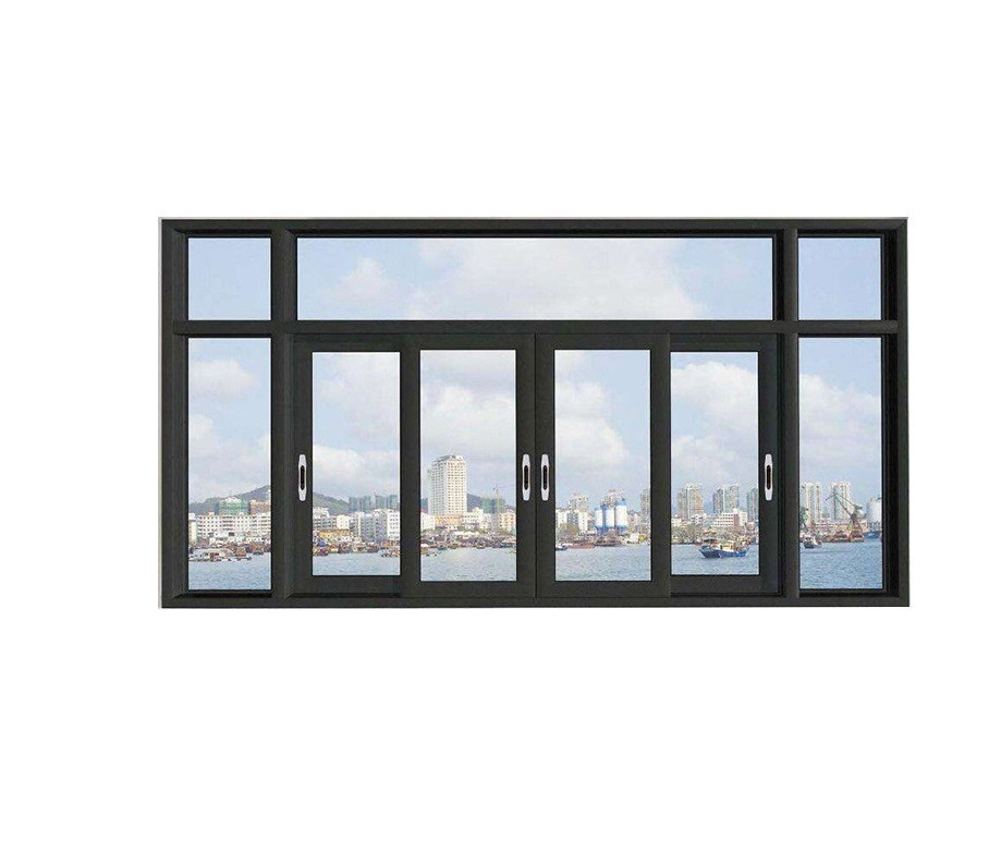6mm Overlapping Length Aluminium Three Track Sliding Windows for ...