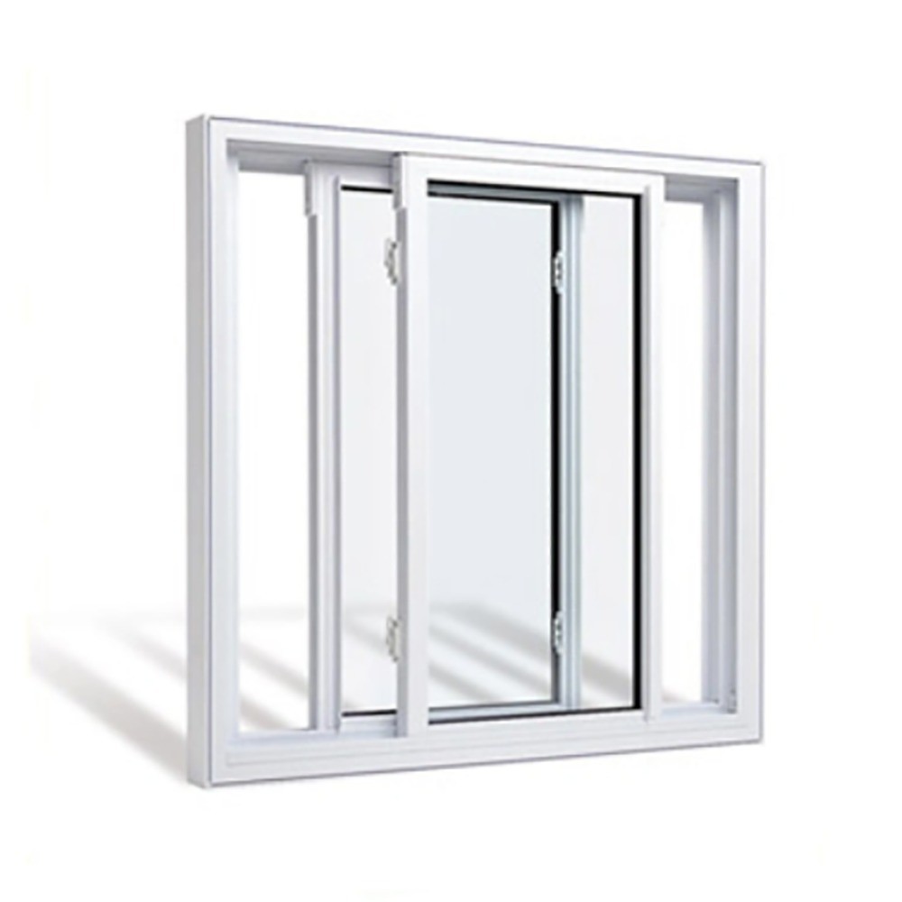 Double Glazed Aluminium 3 Tracks Sliding Windows With Stainless Steel ...